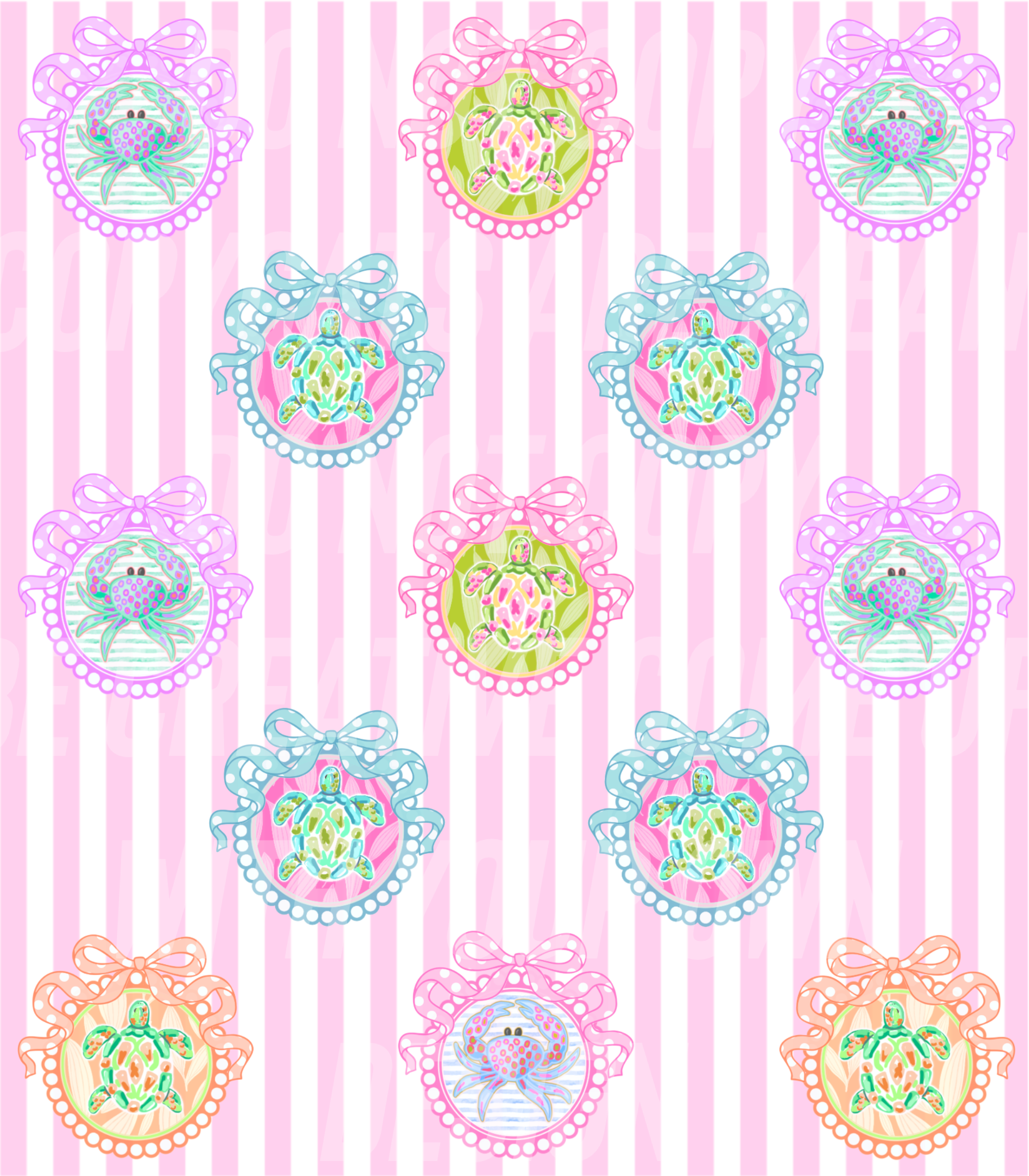 Preppy Sealife (Tea Cup Sized) – Southern Faith Shoppe